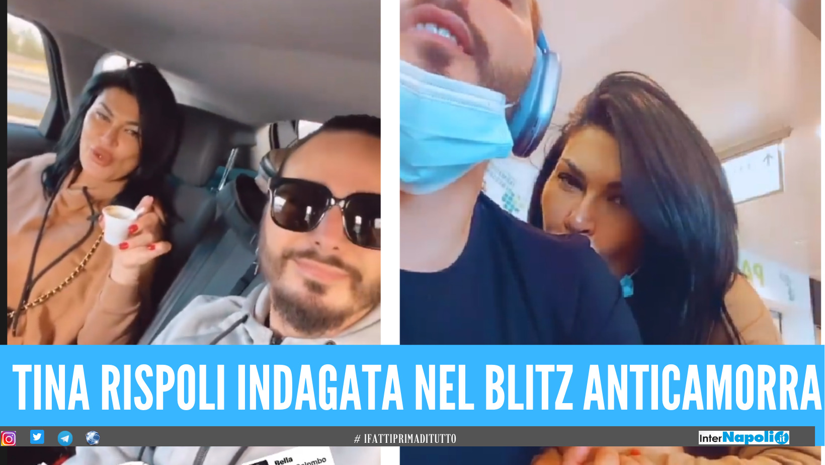 Tina Rispoli indagata nel blitz anticamorra, intanto lei vola con Tony ...