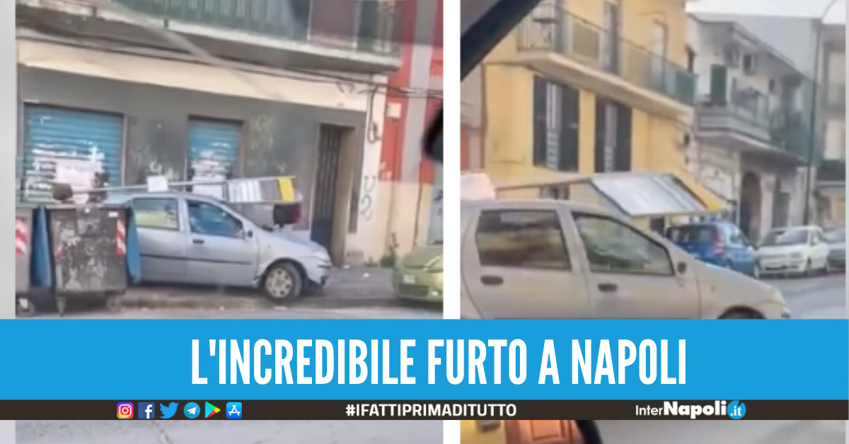 L'incredibile furto a Napoli, rubata la palina della fermata del bus ...