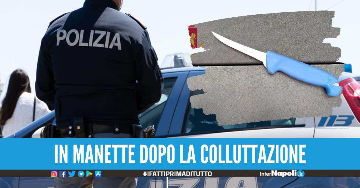 Tenta la rapina nel ristorante a Posillipo, poi minaccia gli agenti con un coltello: arrestato