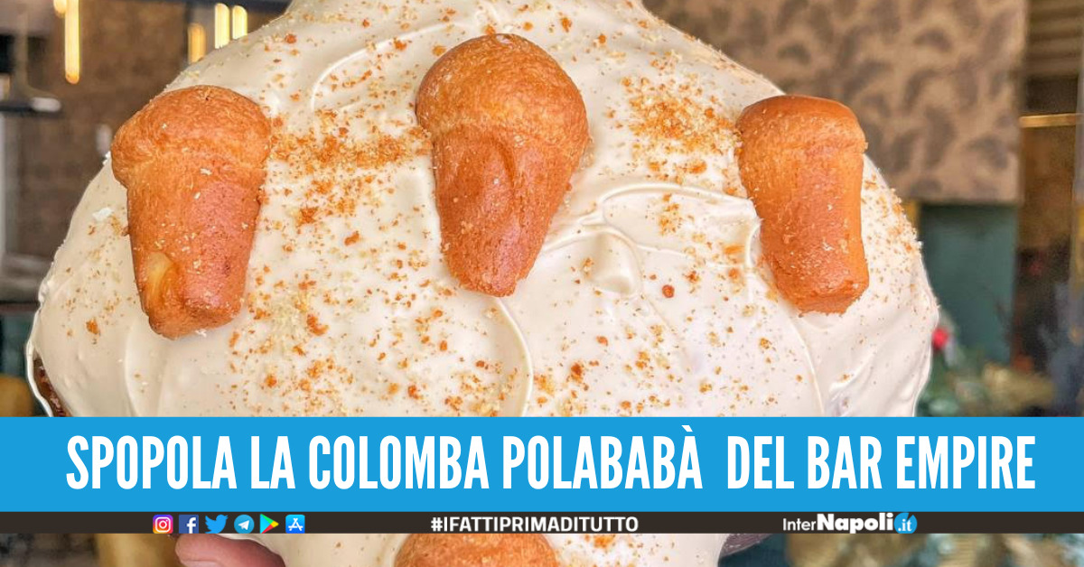 La Colomba al gusto polababà, la grande novità del bar Empire di Aversa ...
