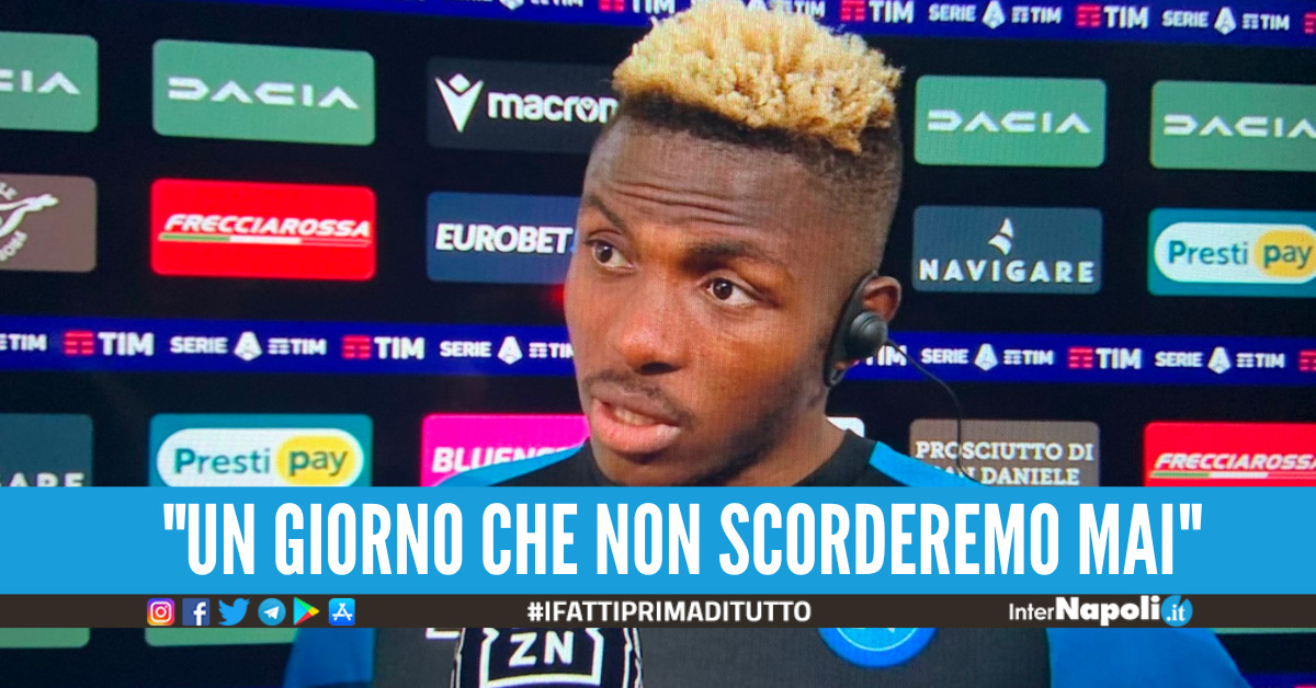 Osimhen: "Nessuno credeva in noi, dopo la Roma abbiamo capito di poter ...