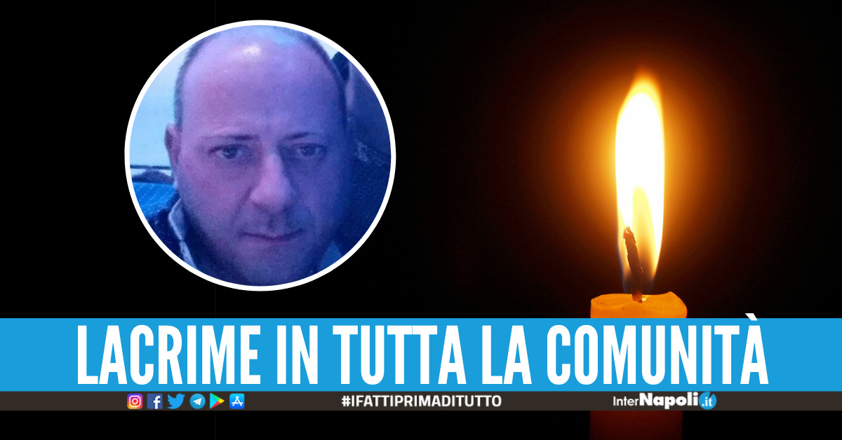 Lutto a Qualiano per Massimo, il 48enne lascia moglie e figli