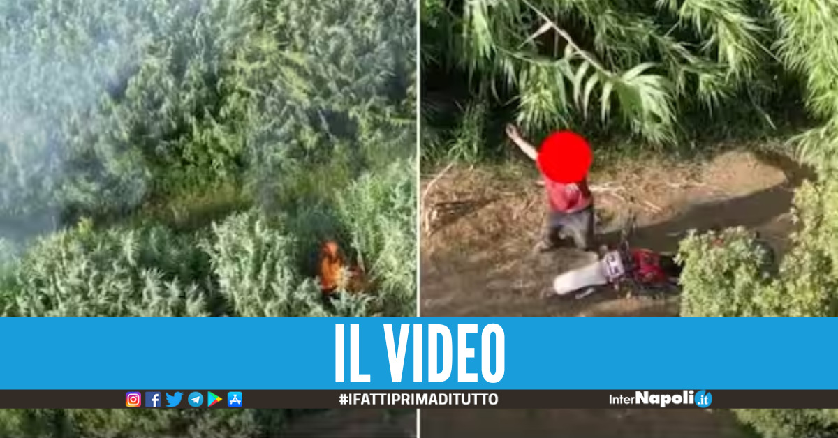 Piromane sorpreso dal drone in Calabria, prova ad abbatterlo a sassate ...