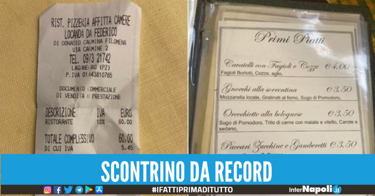 Scontrino pazzo ma al contrario, in 7 pagano 60 euro: "Abbiamo mangiato ...
