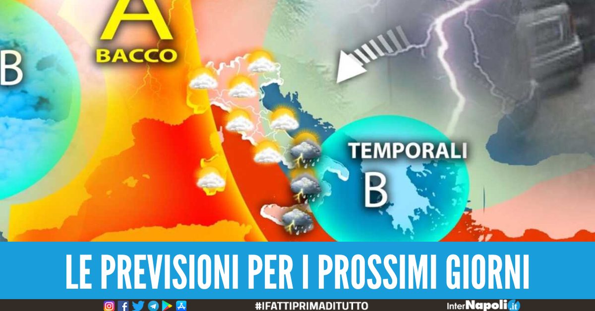 L'anticiclone africano insidiato dal ciclone dei Balcani: clima fresco ...