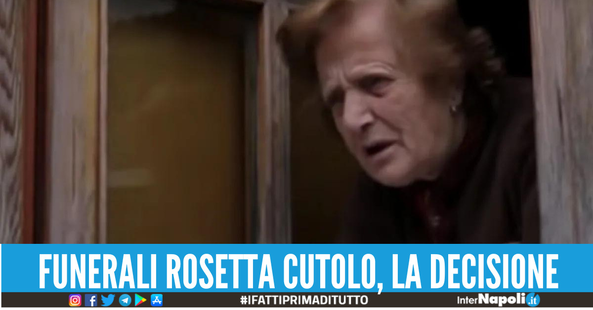 Morte Rosetta Cutolo, il Questore vieta i funerali pubblici della ...