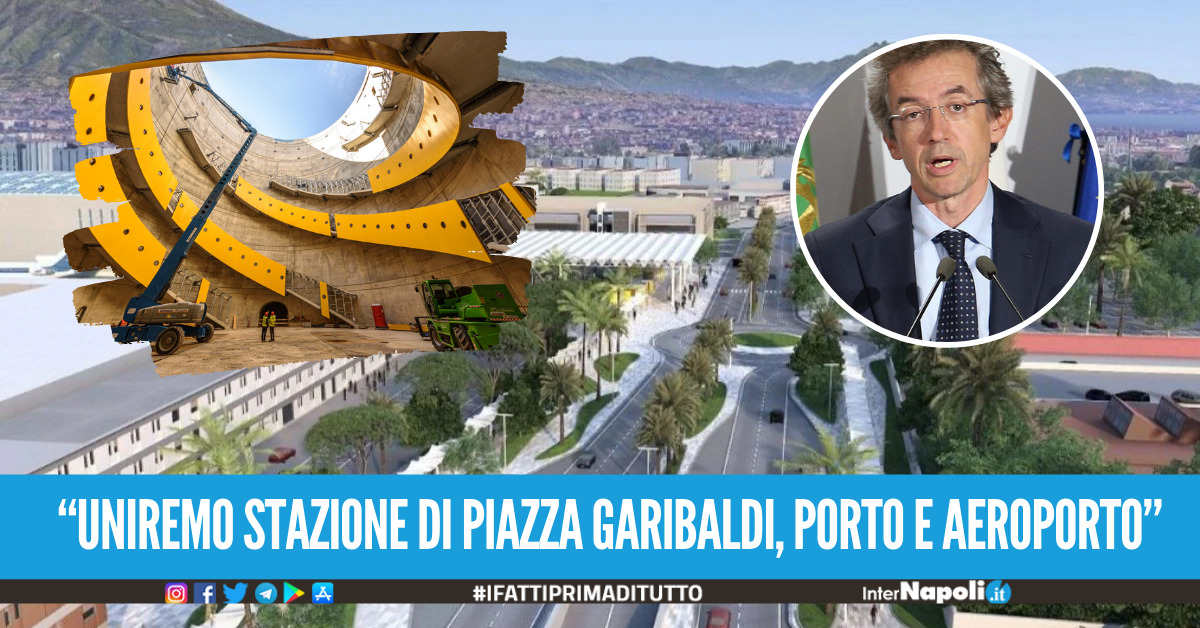 Le promesse di Manfredi: "Tra fine 2025 e inizio 2026 apriremo la metro a Capodichino"