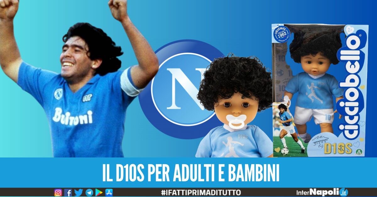 Diego diventa un bambolotto, info e costo di Cicciobello Maradona