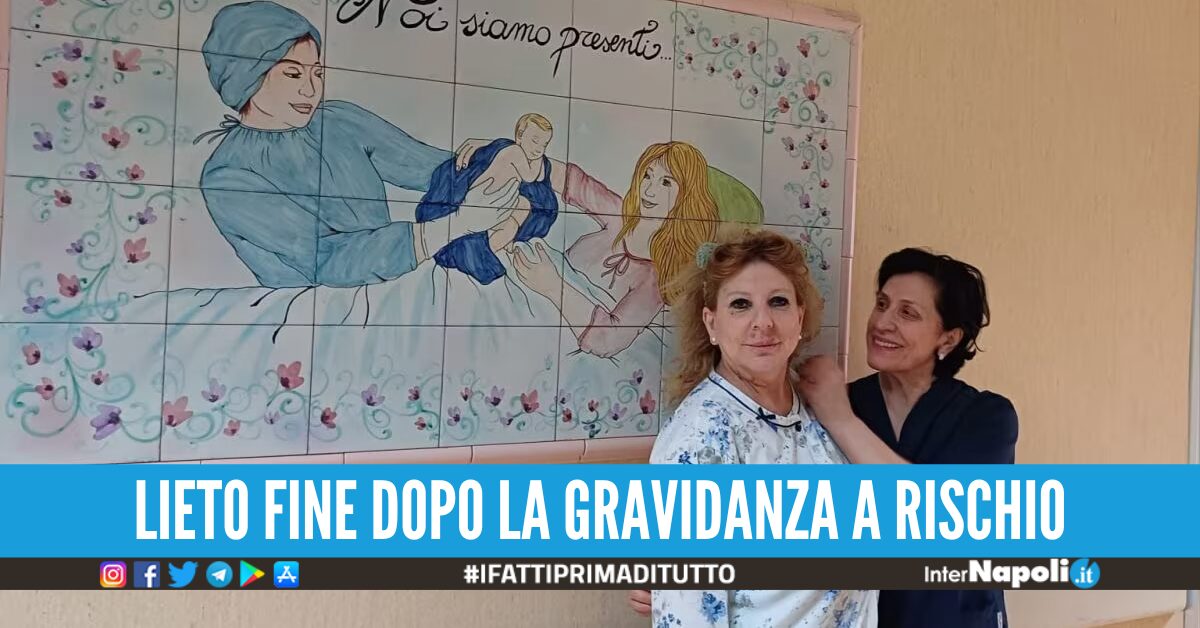 Parto record a Castellammare, Emilia diventa mamma a 52 anni