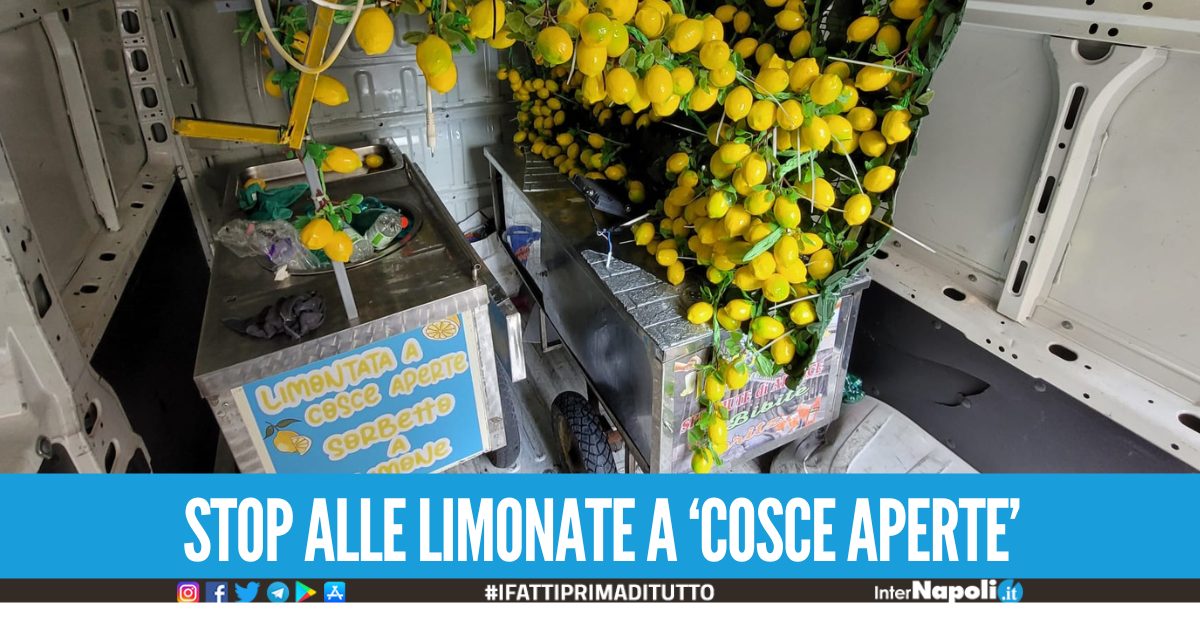 Guerra alle 'limonate a cosce aperte' illegali a Napoli, scattano i ...