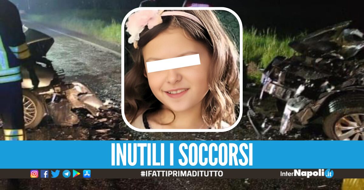 Incidente in auto con la nonna e il fratellino, Giada muore a 8 anni