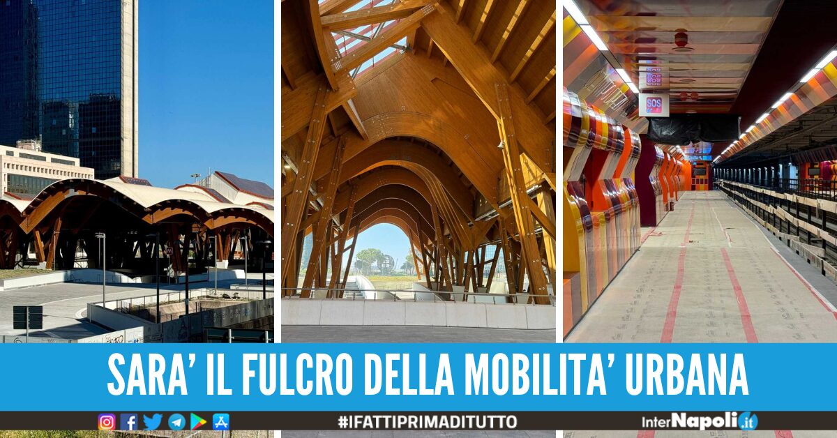 La nuova stazione metro del Centro Direzionale vede la luce, completate ...