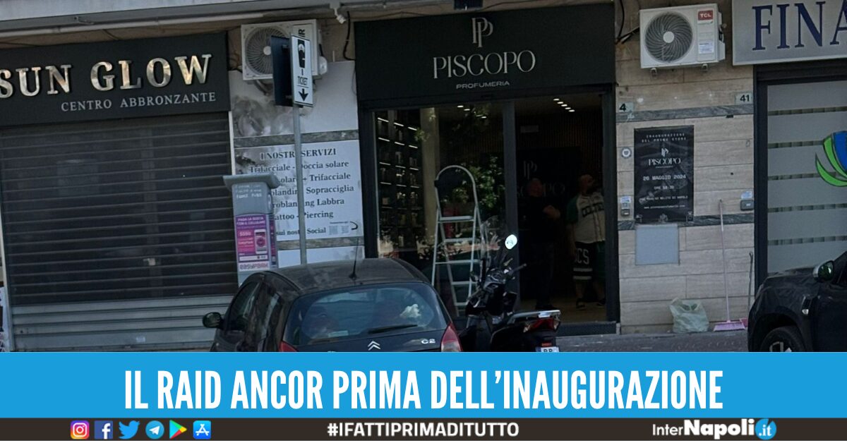 Tentato furto in profumeria a Melito, ladri messi in fuga dai residenti