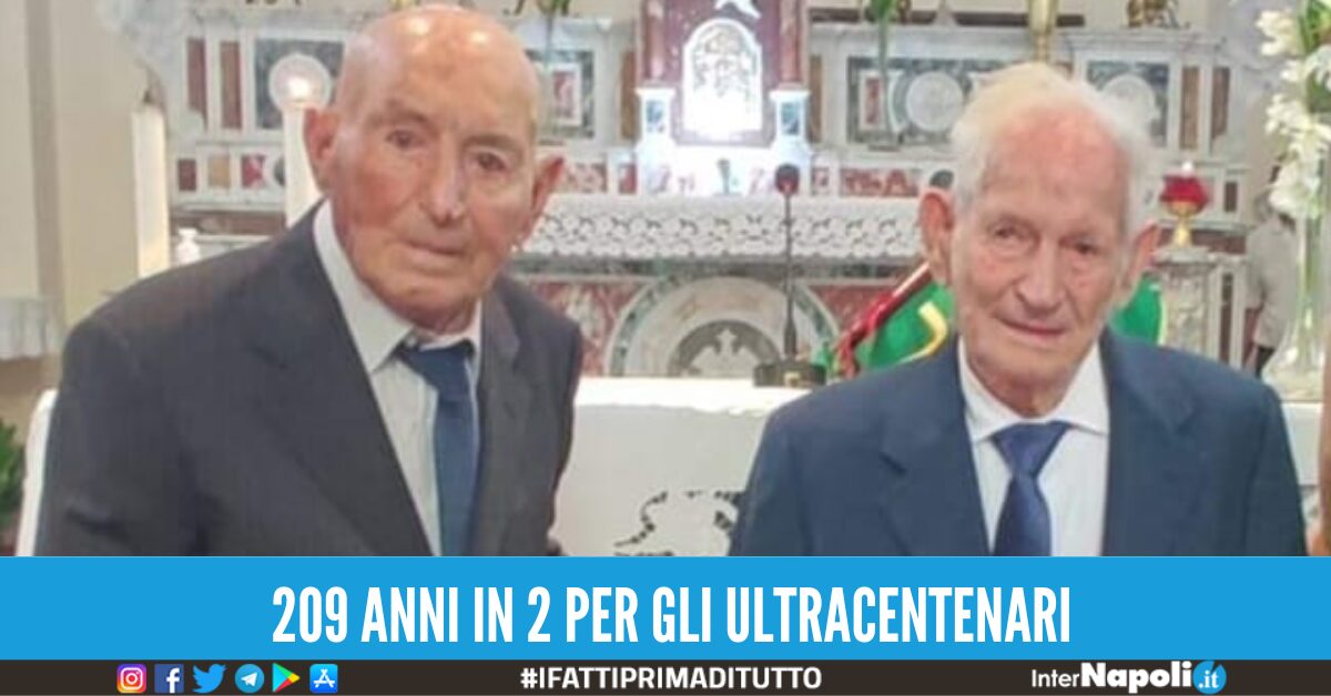 Alberto 101 anni e Giuseppe 108 anni: sono campani i fratelli più ...