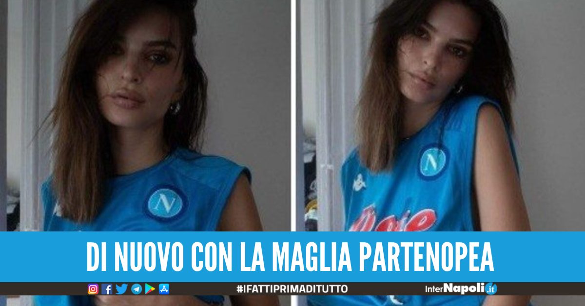 Emily Ratajkowski fa impazzire i tifosi azzurri: gli scatti con la ...