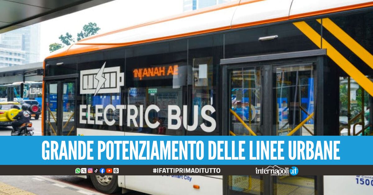 Napoli, pronti 253 nuovi bus elettrici: saranno super tecnologici