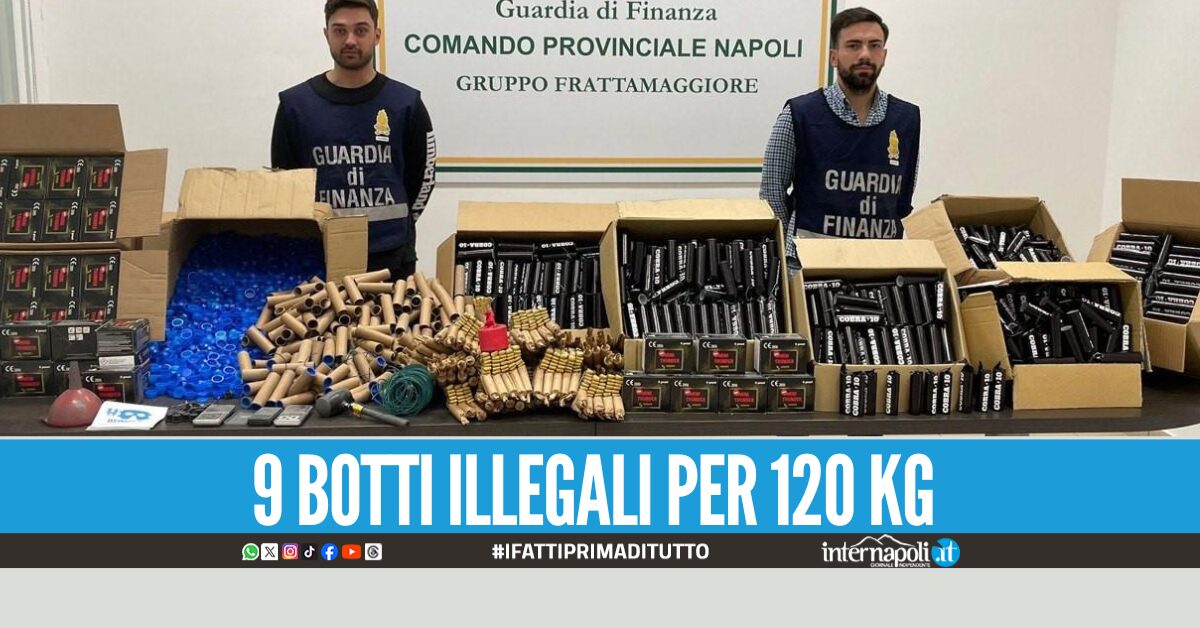 Garage trasformato in un laboratorio clandestino di fuochi ad Afragola ...