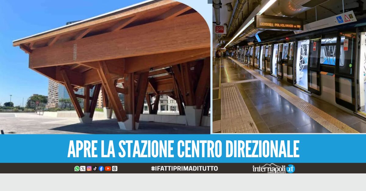 Aperta la Stazione metro Centro Direzionale di Napoli, l'annuncio da parte di Anm