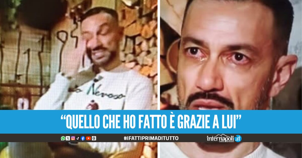 Quagliarella in lacrime a Sky, la commozione quando si parla del papà ...