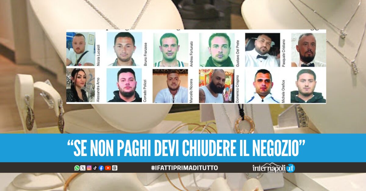 Gioiellerie di Frattamaggiore e Frattaminore sotto il racket del clan ...
