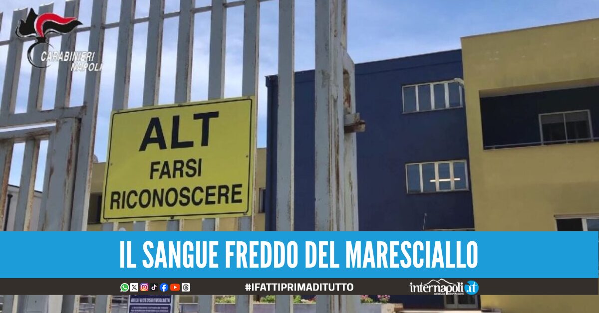 Minaccia di dare fuoco alla caserma dei carabinieri di Portici ...
