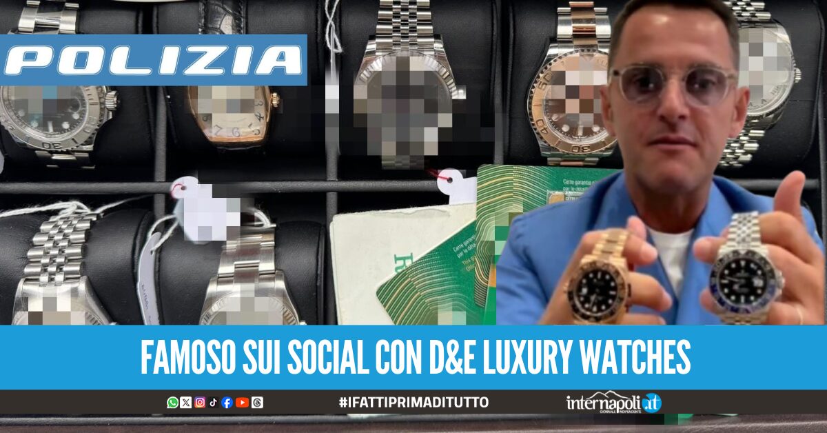 Ancora guai per il tiktoker Domenico Ferraro: confiscati i suoi orologi ...