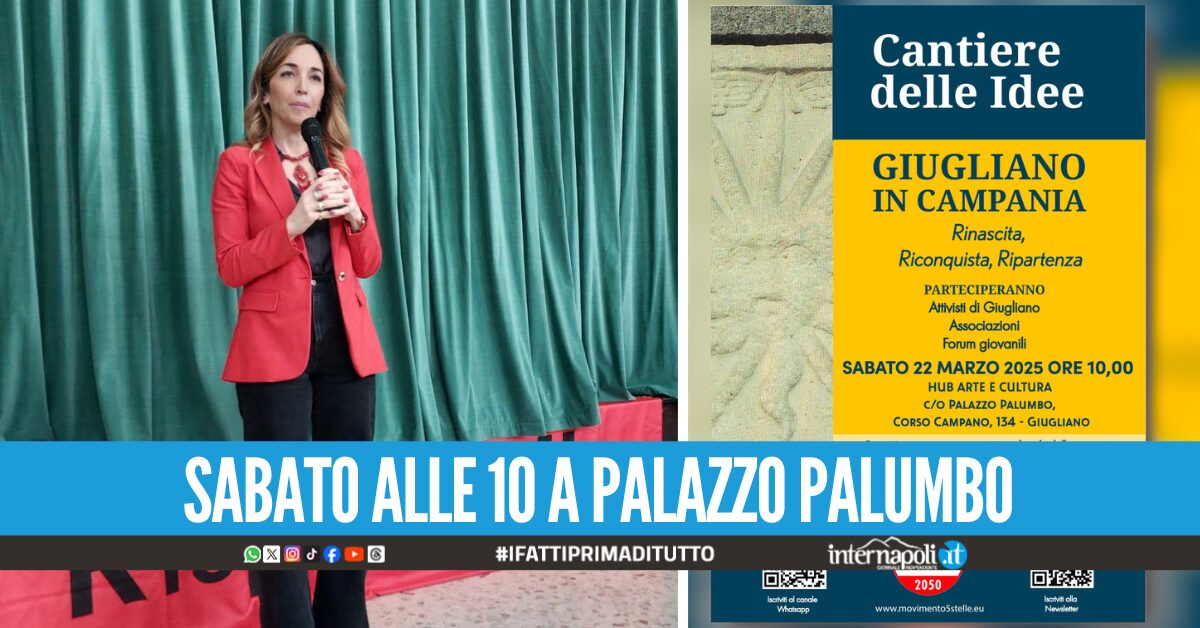 Il Cantiere delle Idee fa tappa a Giugliano, il format ideato dalla ...