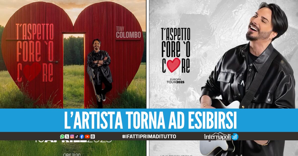 "T'aspetto fore 'o core", Tony Colombo annuncia il nuovo brano e l ...