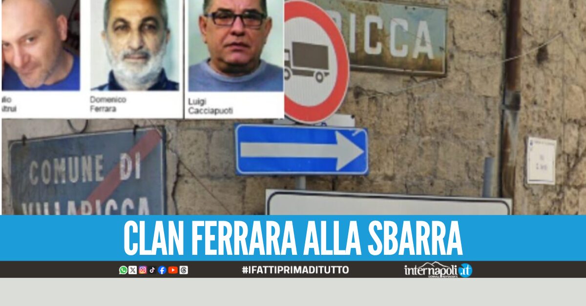 Clan Ferrara-Cacciapuoti di Villaricca: esecuzione dell'ordinanza per 3 imputati