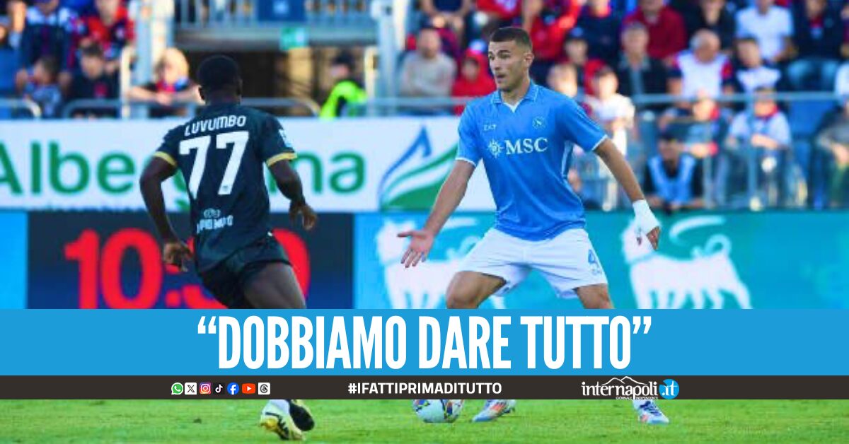 Buongiorno carica il Napoli: "Sto provando a recuperare, faremo di tutto per vincere"