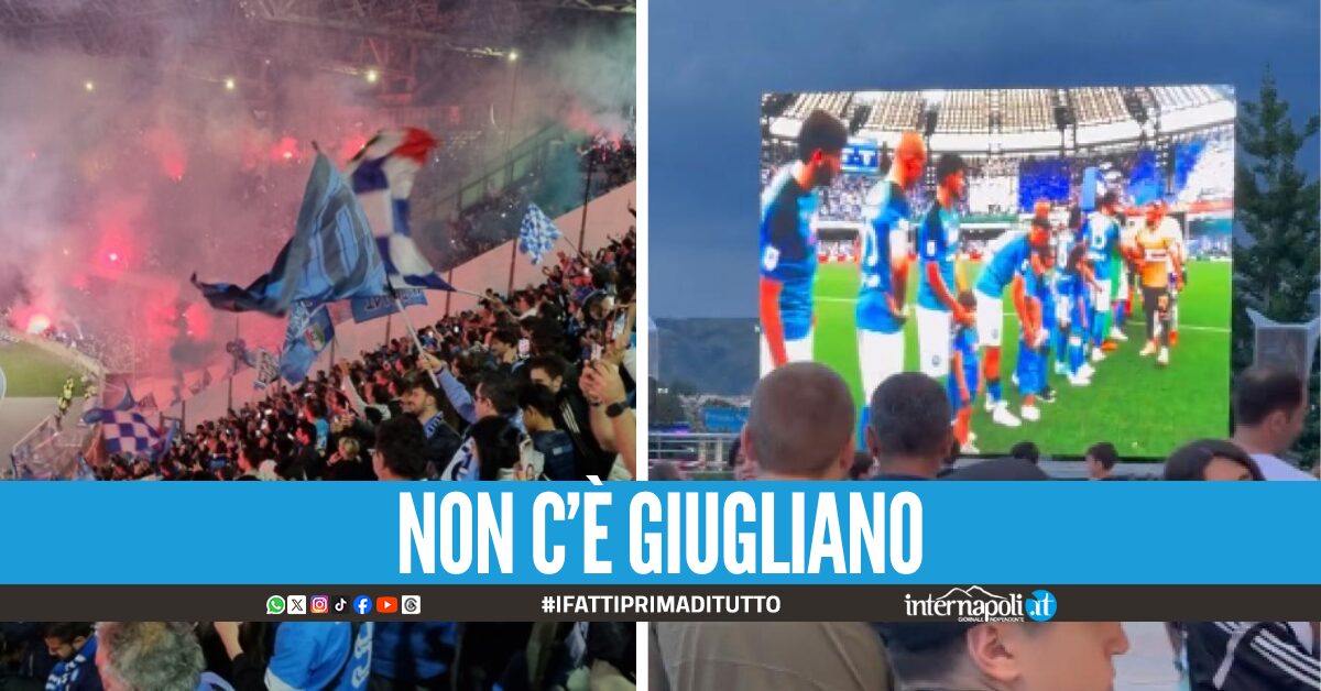 Napoli-Cagliari, maxischermi in 53 Comuni della provincia di Napoli: l ...