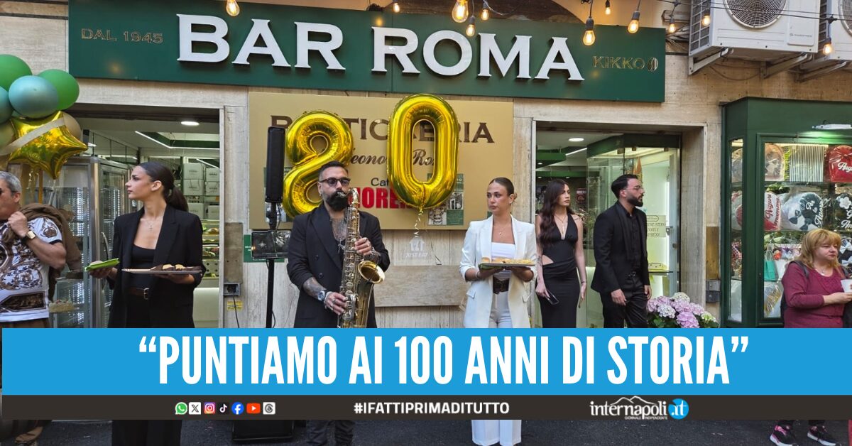 Vomero, 80 anni per il Bar Roma: un nuovo riconoscimento per la storica ...