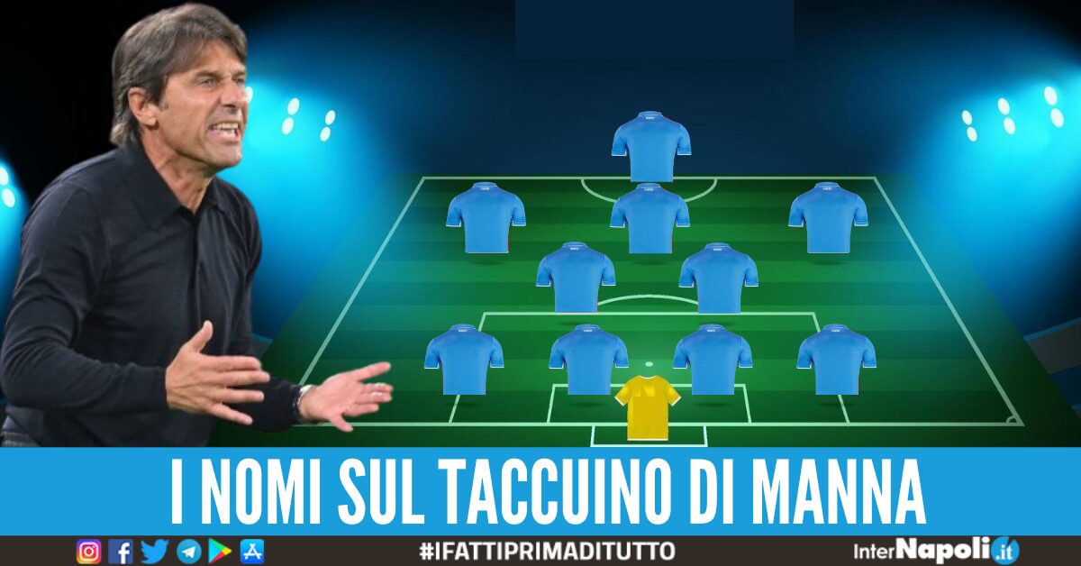 Conte resta e pensa al 4-2-fantasia: un Napoli di big per continuare a ...