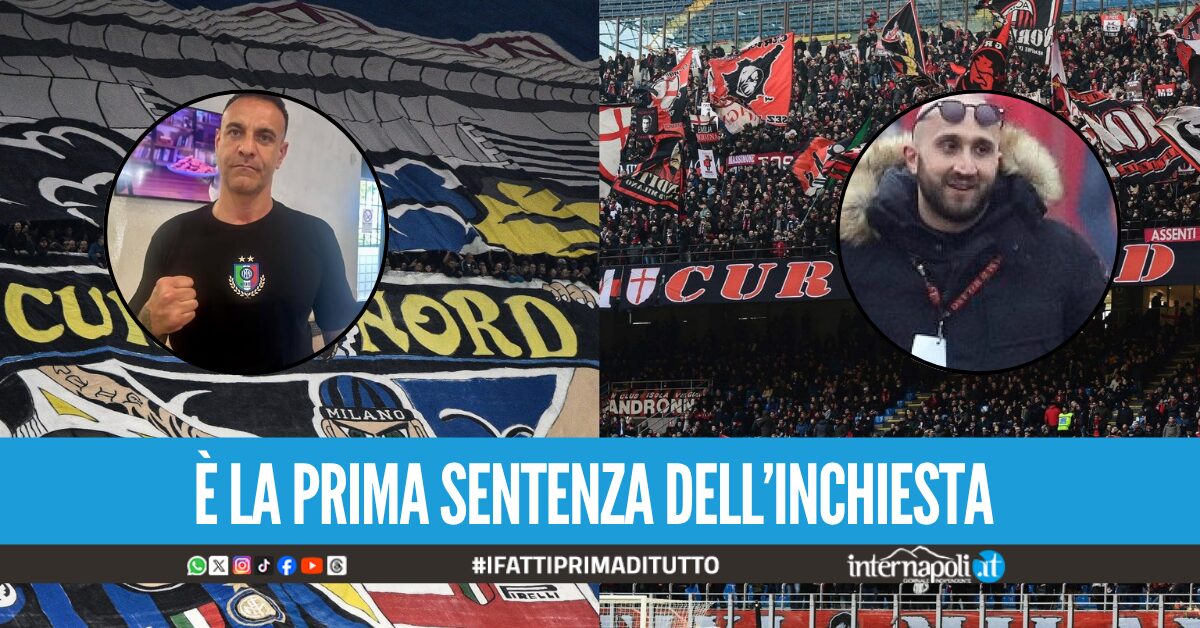 Inchiesta sulle curve di San Siro, i capi ultras Beretta e Lucci ...