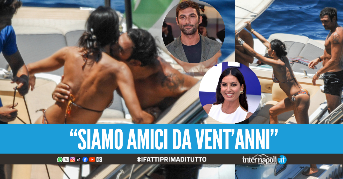 Baci e abbracci in barca tra Elisabetta Gregoraci e Francesco Arca, smentito il flirt: "Siamo ...