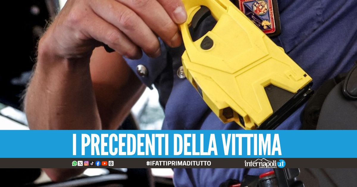 Colpito dal taser in strada, 42enne di Salerno muore in ospedale