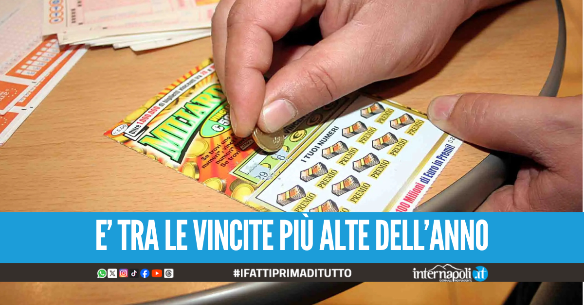 Colpaccio al Gratta e Vinci, compra un biglietto da 20 euro e ne vince ...