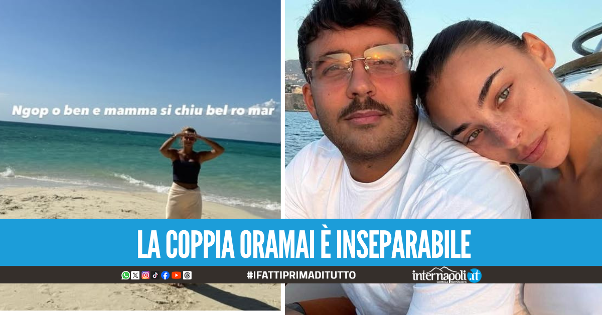 "Si chiù bell ro mar", la dedica social di Geolier a Chiara Frattesi