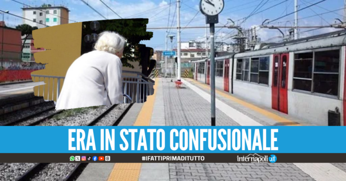 Anziana con Alzheimer vaga sui binari della Circum, guardia giurata ...