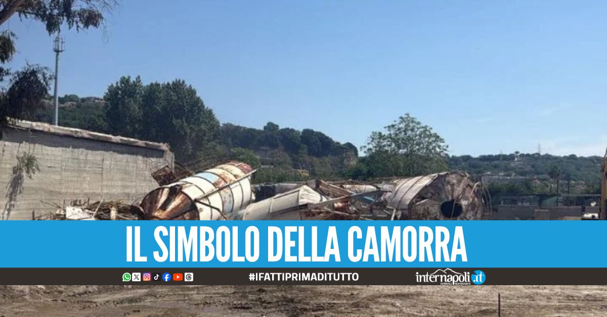 Abbattuti i silos del clan Nuvoletta-Polverino, svolta dopo 34 anni