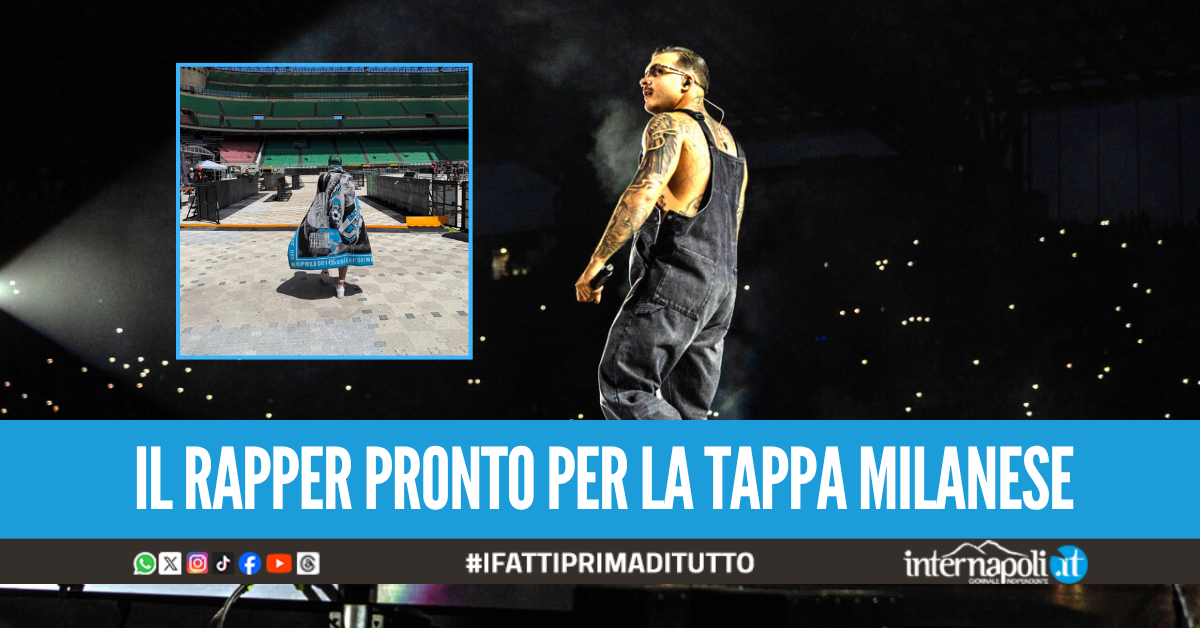 Geolier chiama a raccolta i fan a San Siro: "Portatevi qualcosa che ...